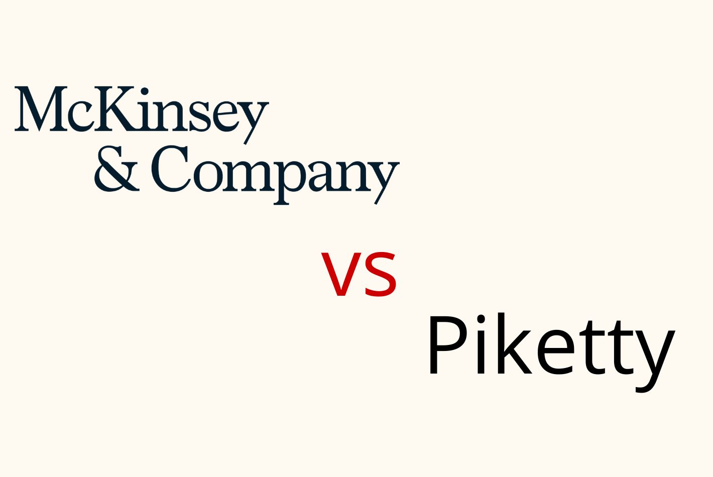 McKinsey contre Piketty : pour réduire la pauvreté, le marché est plus ...